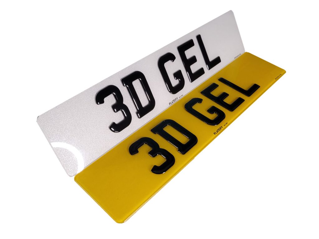 3D Number Plates for sale - 4D Number Plates UK